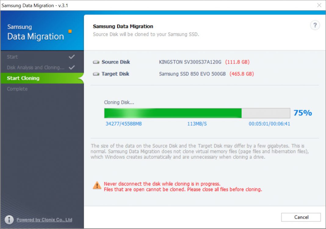 Migrate Windows 10 to SSD Using Samsung Data Migration Software | Gear Primer